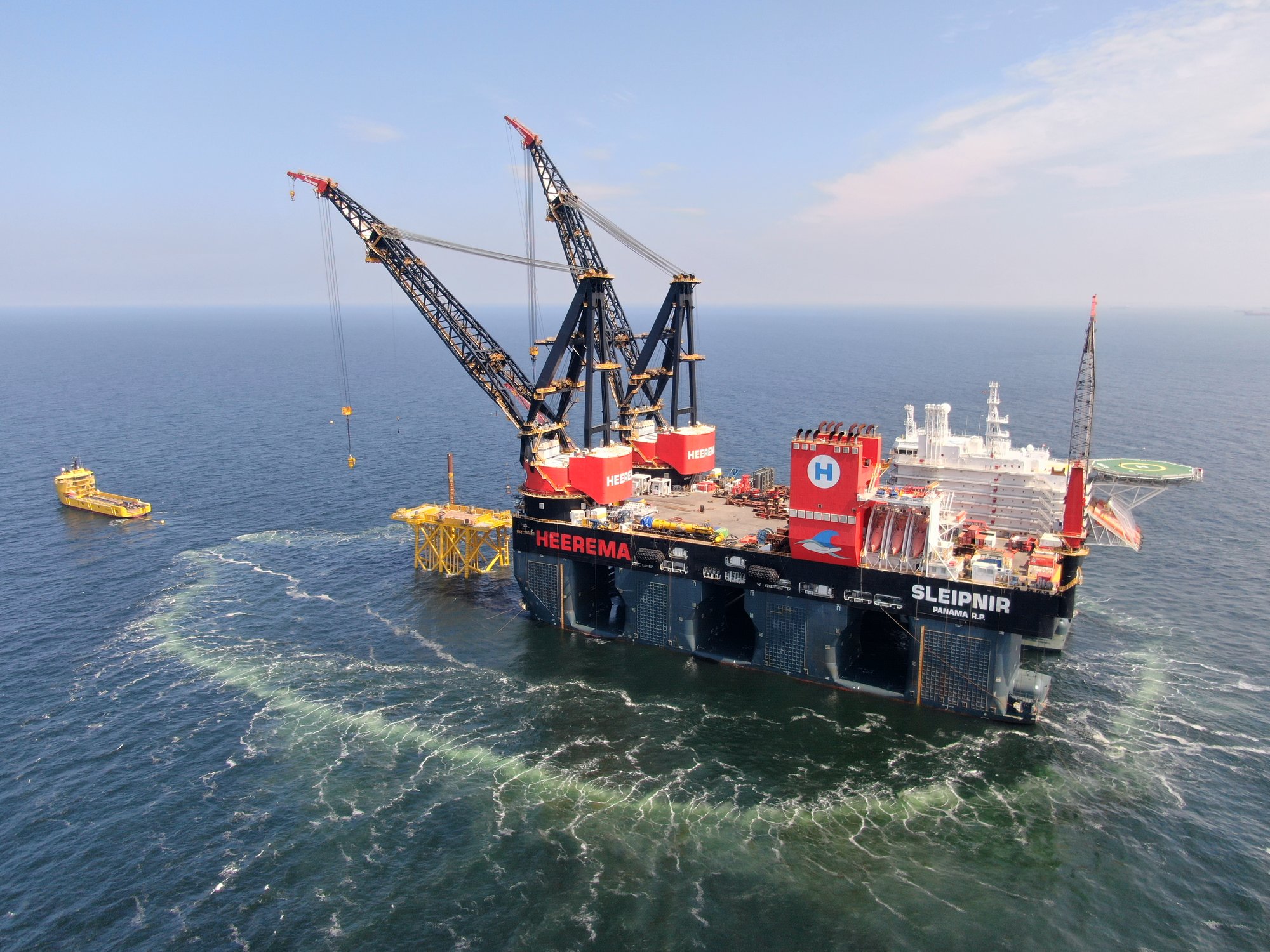 Heerema's Sleipnir Completes First Wind Project Heerema's Sleipnir Completes First Wind Project